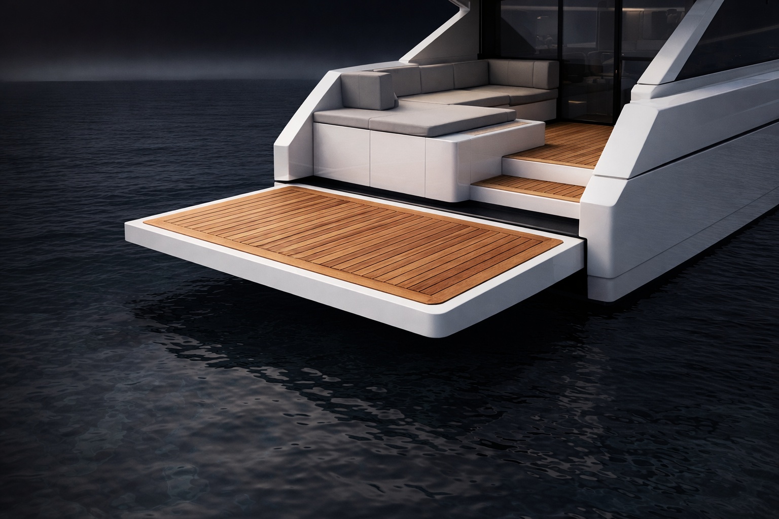 Hydraulic Swim Platforms: Luxury and Utility on Smaller Yachts ...